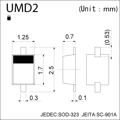 UDZVFH9.1B_数据表、主要规格_ROHM.com.cn